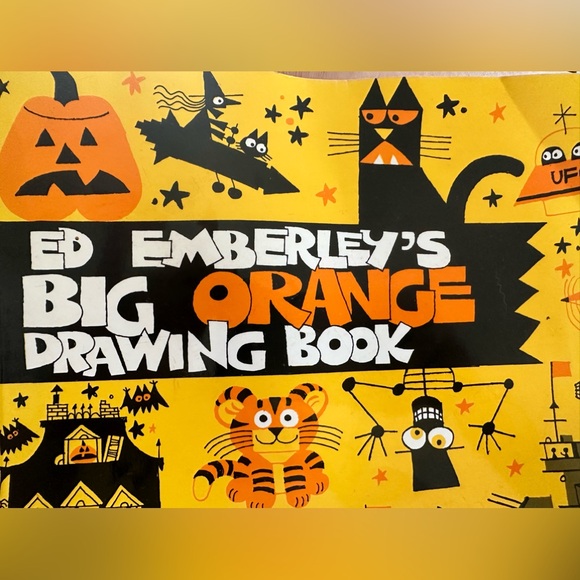 Ed Emberley | Games | Ed Emberleys Big Orange Drawing Book 98 88 Pages ...